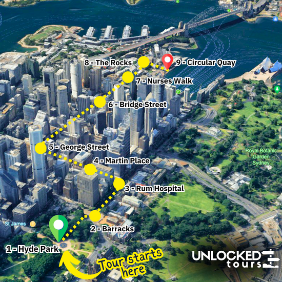 Free Walking Tour Sydney | Immediate Download – Unlocked Tours